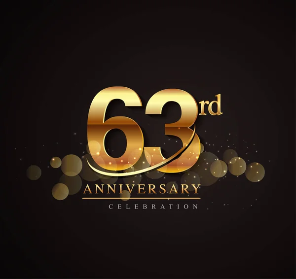 63rd anniversary logo Vector Art Stock Images | Depositphotos