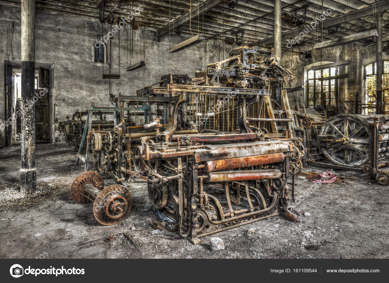 Abandoned Factory Machinery