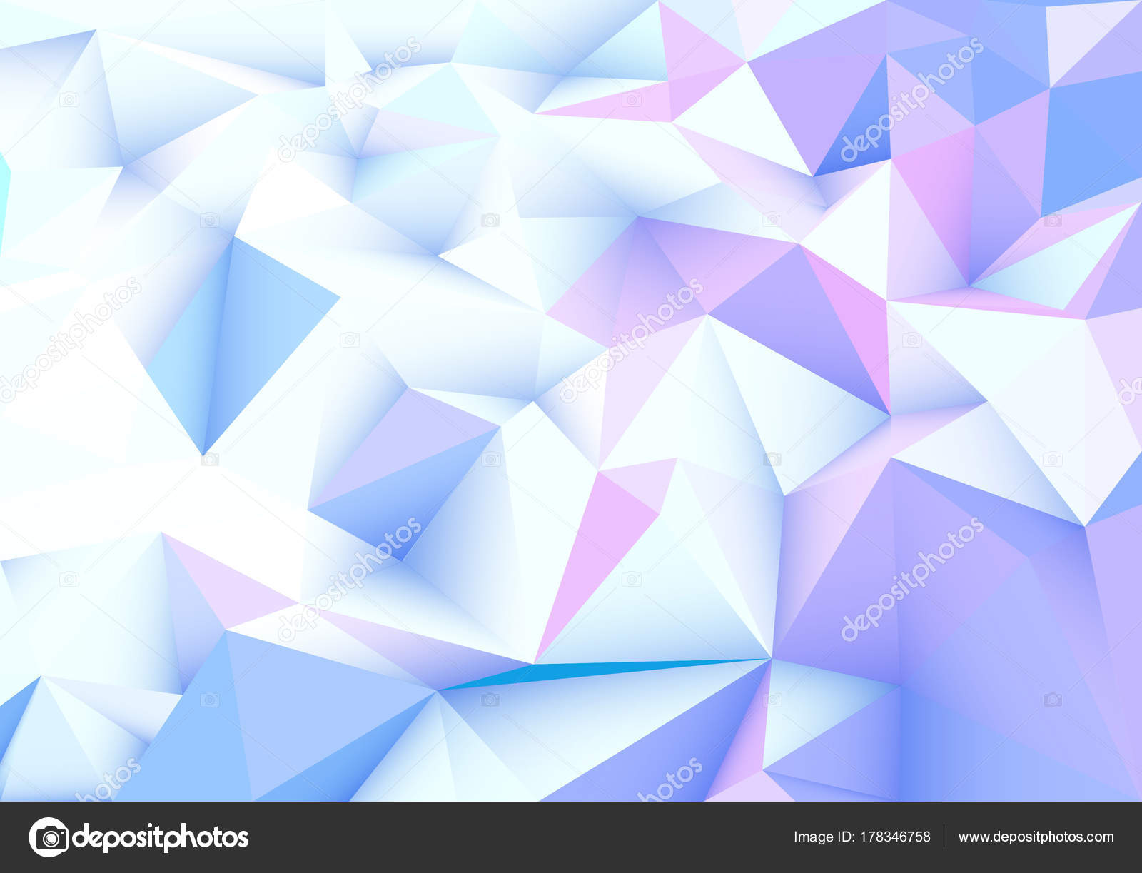 Purple Abstract Geometric Low Poly Style Vector Illustration Graphic ...