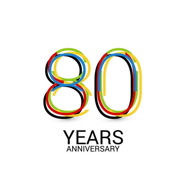 555 80 years logo Vector Images | Depositphotos