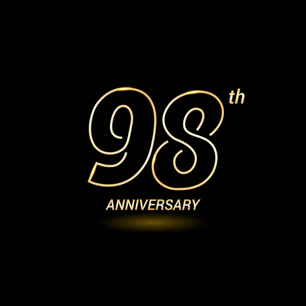 98 anniversary logo Vector Art Stock Images | Depositphotos