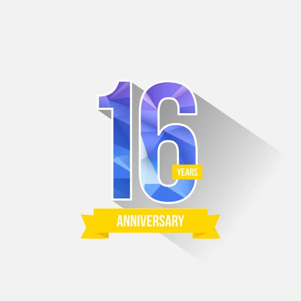 16 years anniversary Vector Art Stock Images | Depositphotos