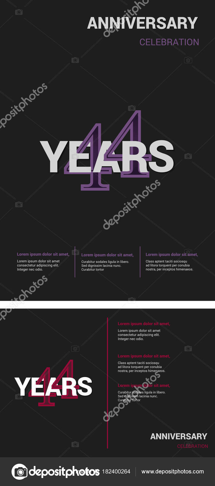 Years Anniversary Logotype Design Overlapping Styles Numbers Letters ...