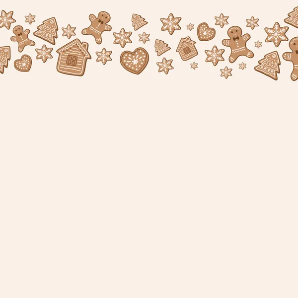 Gingerbread background Vector Images | Depositphotos