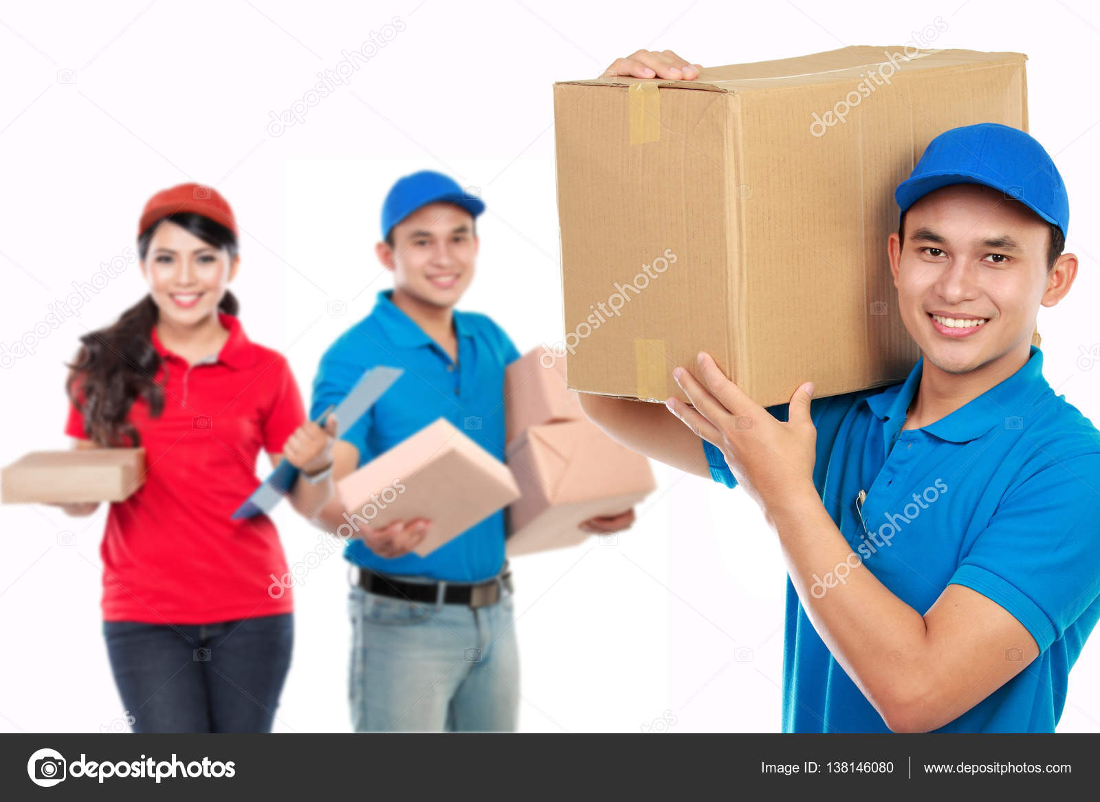 Portrait Professional Delivery Services Package — Stock Photo © odua ...