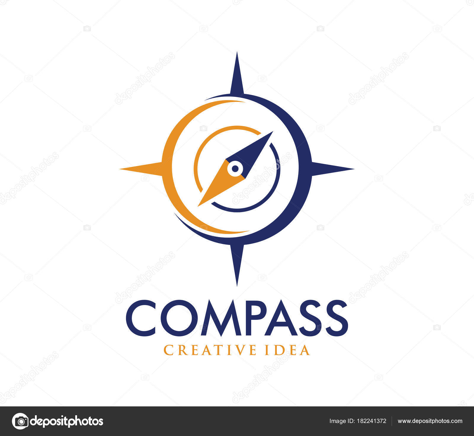 Vector logo design illustration for travel tour agency, location ...