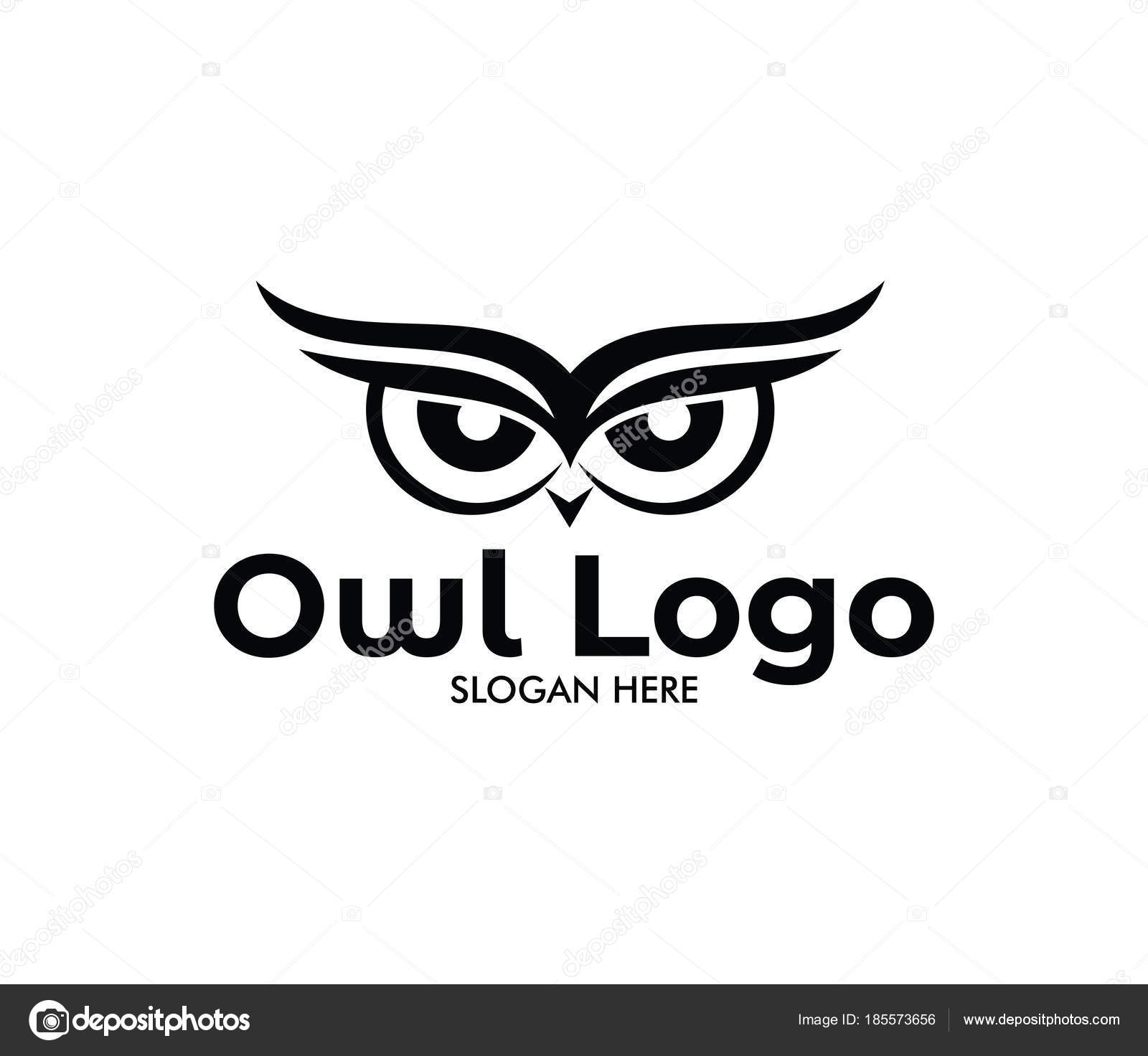 Owl wisdom vector logo design — Stock Vector © great19 #185573656