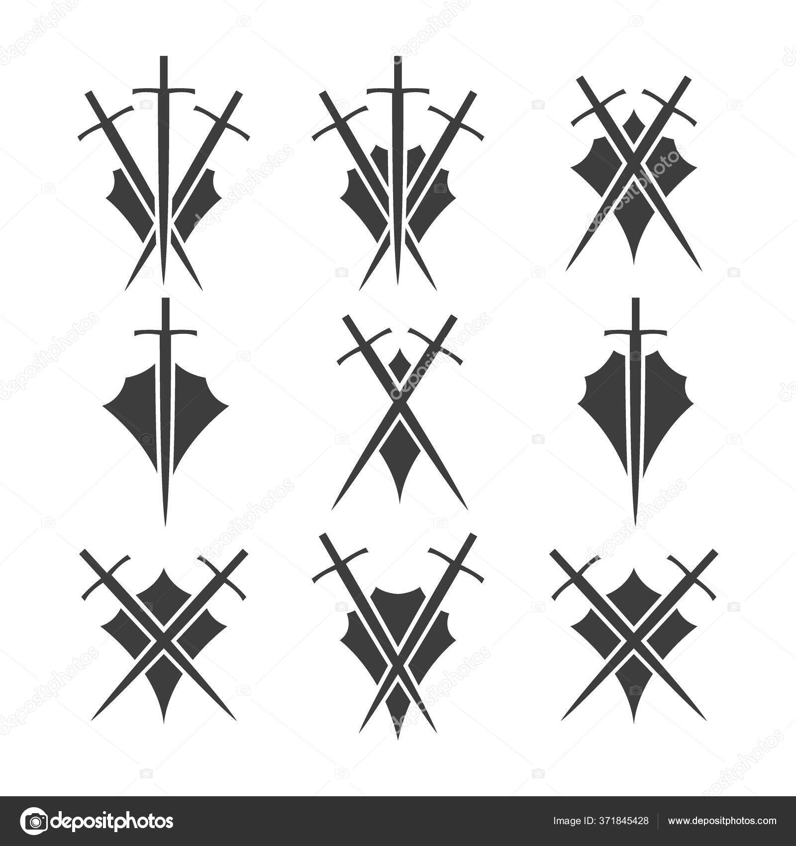 Guard Icon Set White Background — Stock Vector © fle-x-elf #371845428