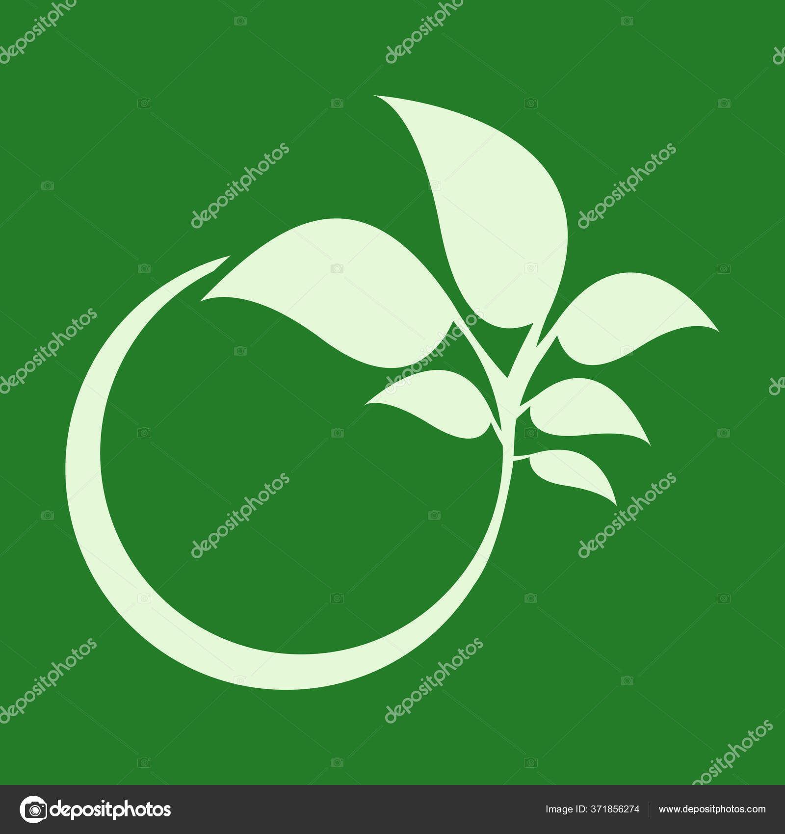 Green Floral Abstract Modern Background Stock Vector by ©fle-x-elf ...