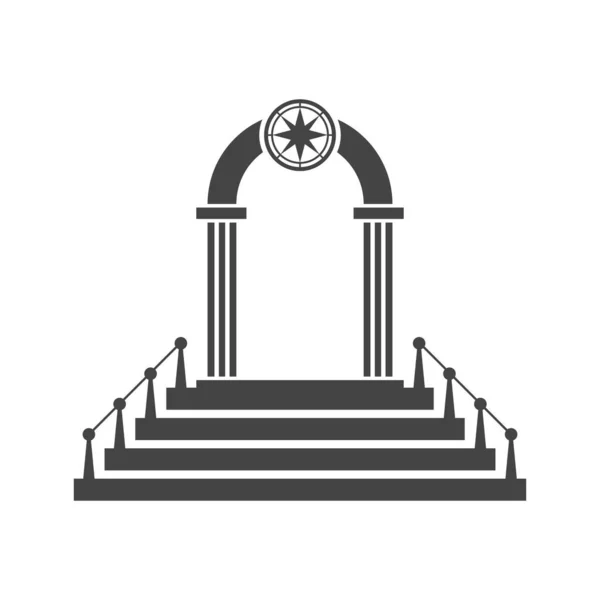 Arch Icon White Background Stock Vector by ©fle-x-elf 371843584