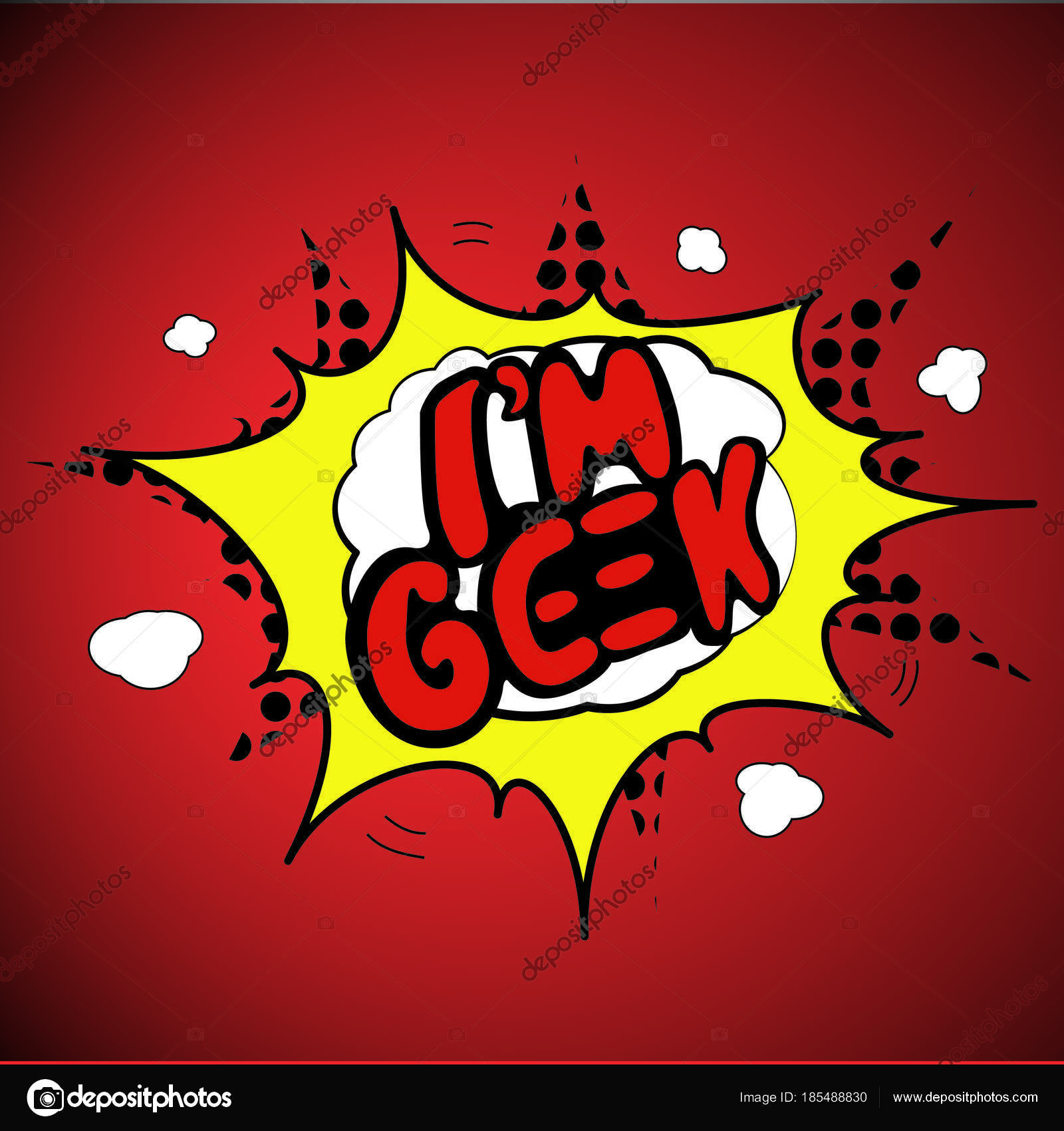 I'm Geek Stock Vector Image by ©Mr_zi #185488830