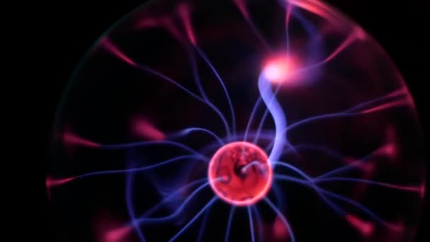 Plasma ball, Tesla lamp, Plasma globe with high voltage lightning. Coil ...