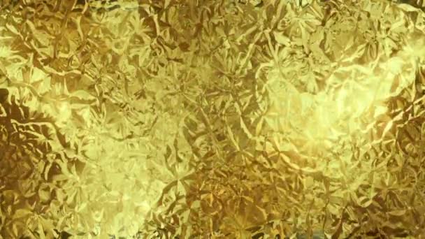 Gold Foil Texture Animation Background — Stock Video © gl0ck #176599318