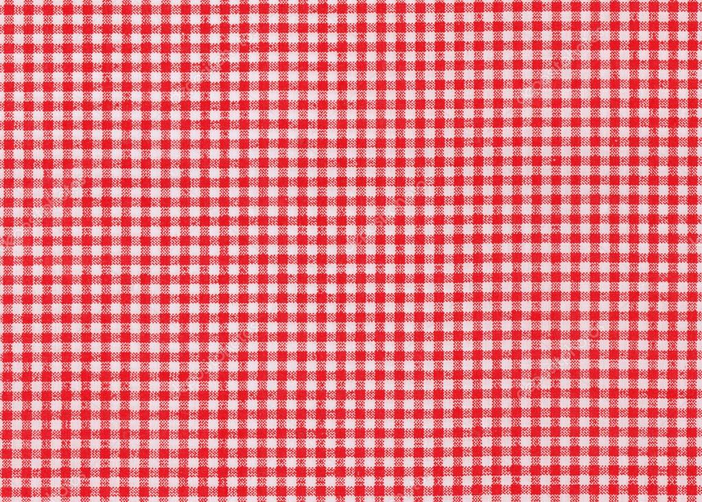 Picnic texture | Red and white tablecloth picnic texture — Stock Photo ...