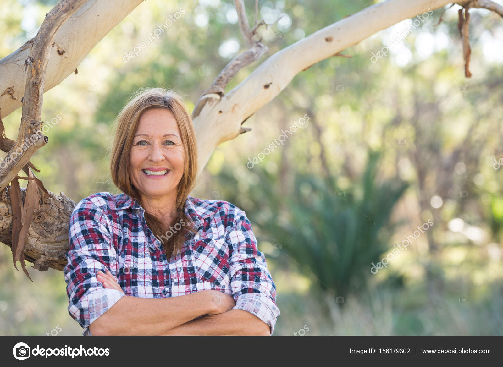 Portrait attractive mature country woman Stock Photo by ©roboriginal ... Portrait attractive mature country woman Stock Photo by ©roboriginal ...