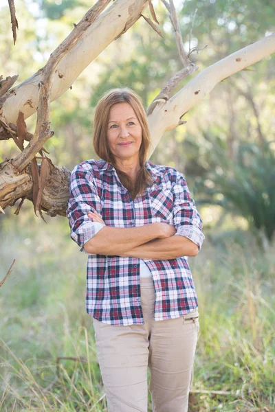 Portrait attractive mature country woman — Stock Photo © roboriginal ... Portrait attractive mature country woman — Stock Photo © roboriginal ...
