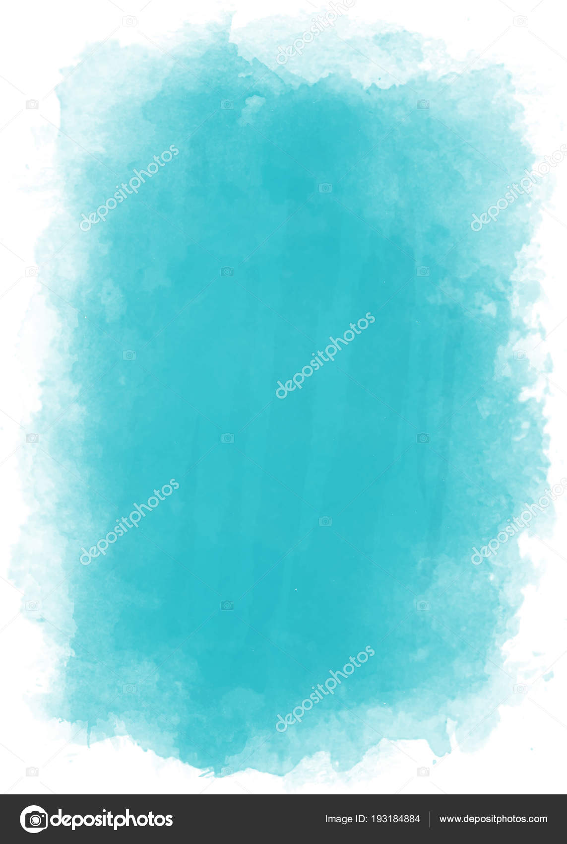 Light Blue Vertical Watercolor Backdrop Transparent Edges Vector Stock ...