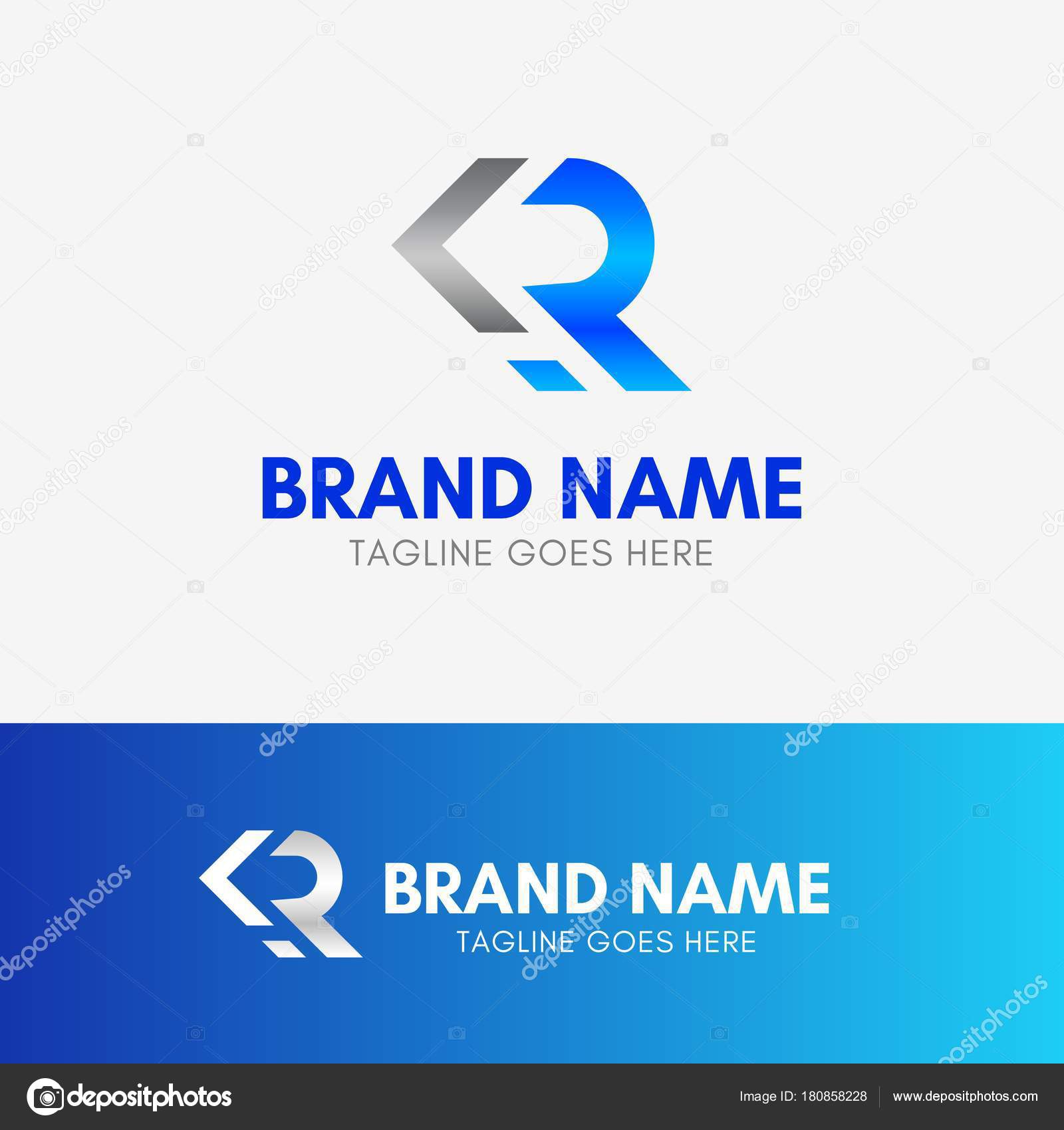 Letter R Arrow Logo Stock Vector Image by ©endemiq #180858228