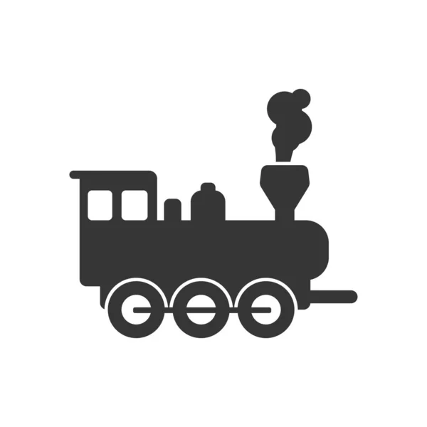 Simple Train Engine Silhouette