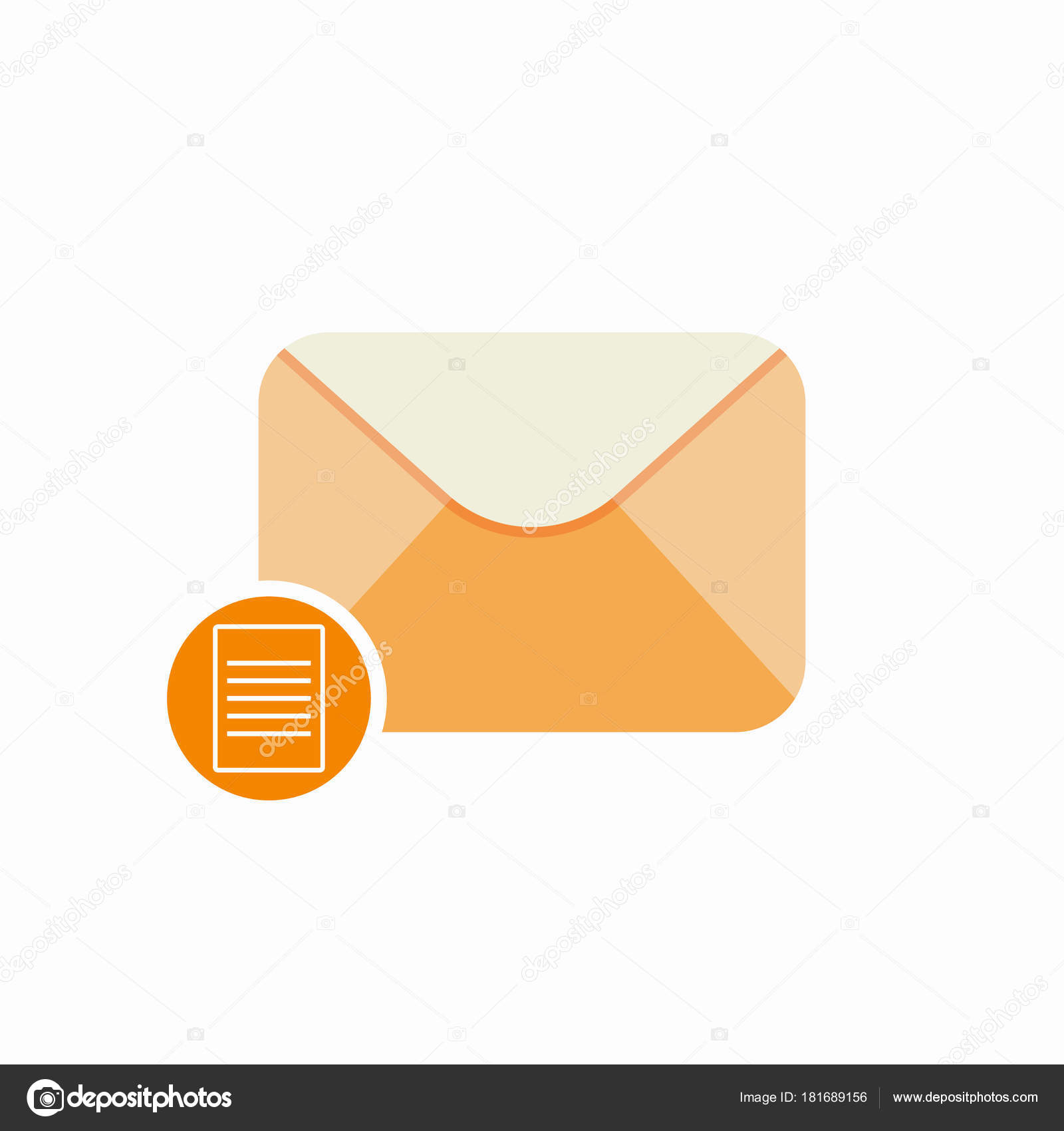 Check envelop open open email read read email text email icon Stock ...