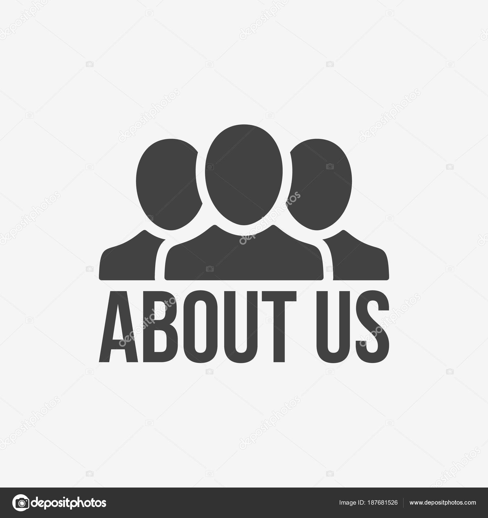 About us icon, company, info sign About us icon and who we are symbol ...