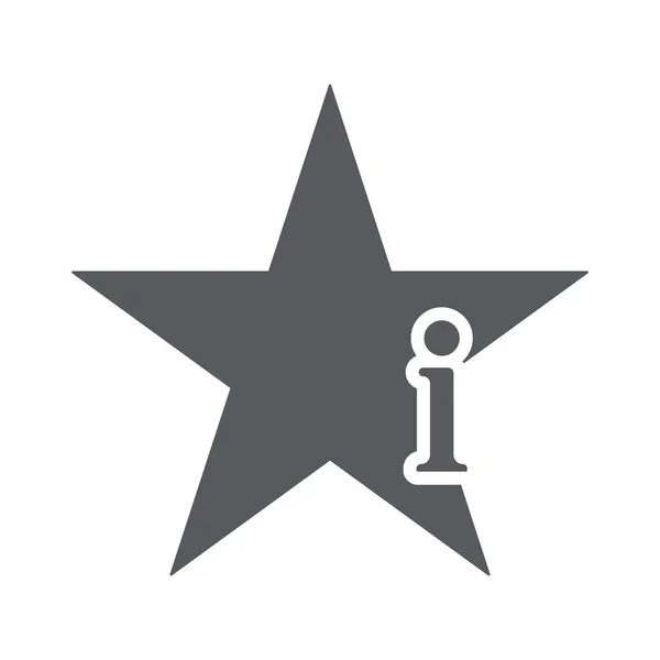 Star icon with question mark. Star icon and help, how to, info, query ...