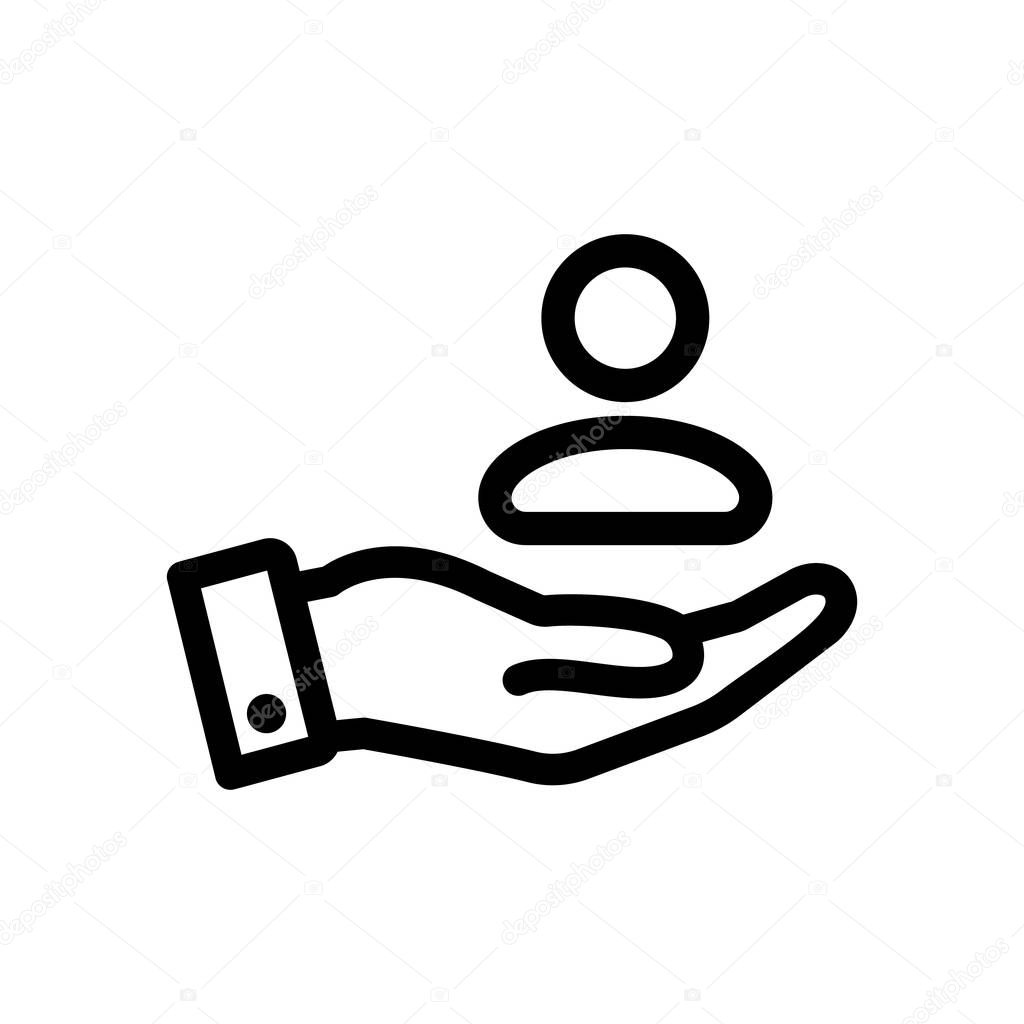 Icono del cliente. Icono de Vector de Retención del Cliente. Icono de ...