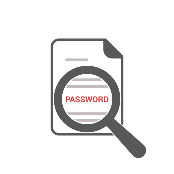 Lupa óptica con palabras Acceso seguro Vector de stock #190776508 de ...