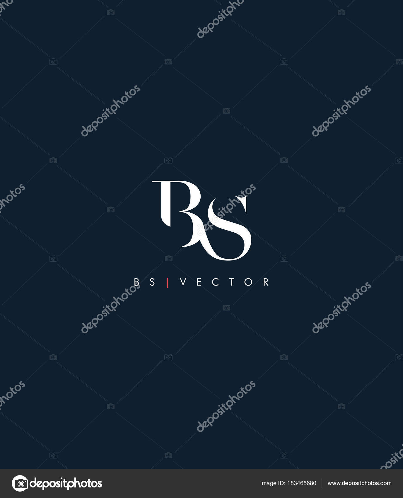 Joint Letters Logo Business Card Template Vector Stock Vector Image by ...