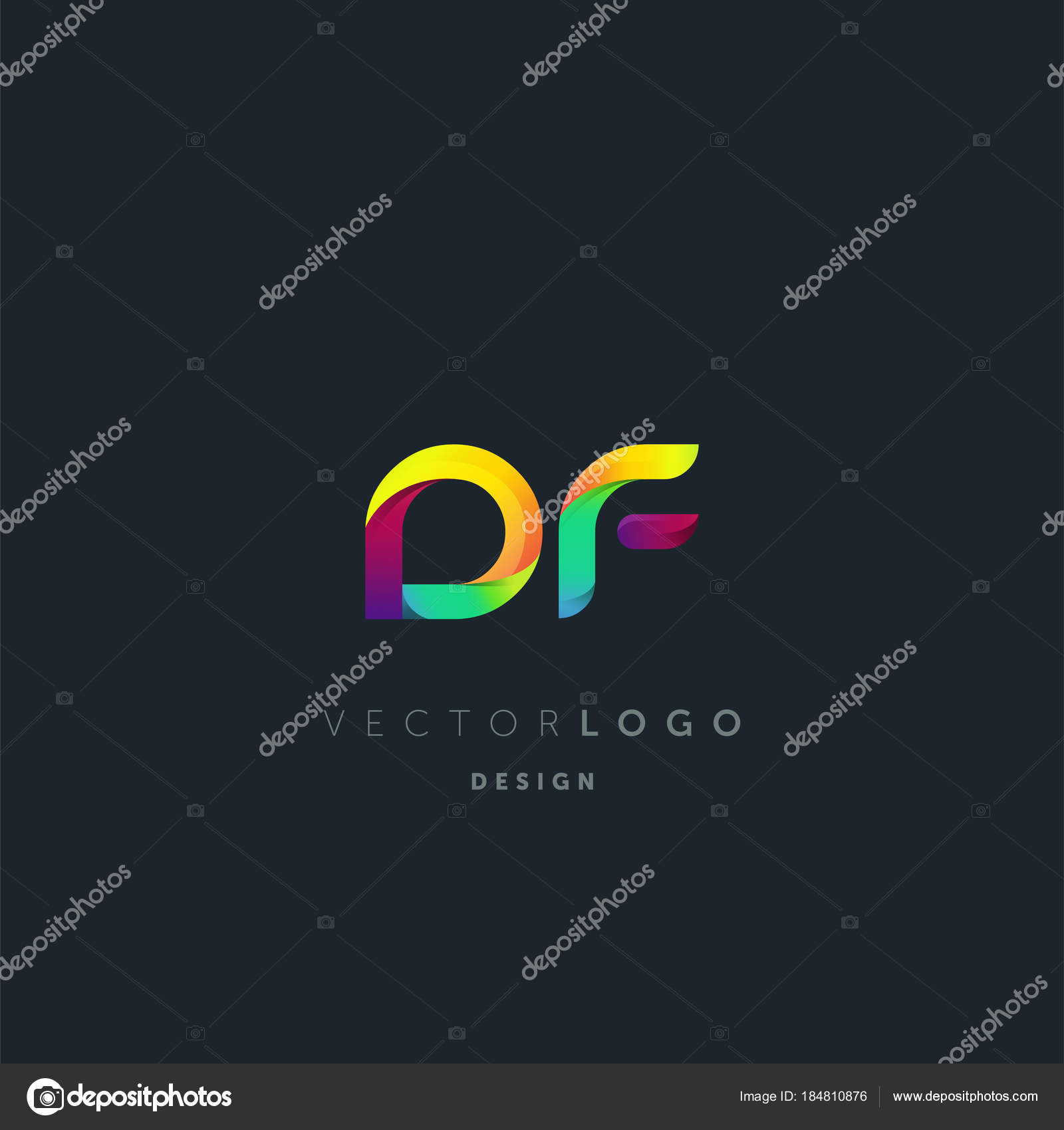 Joint Letters Logo Business Card Template Vector Stock Vector Image by ...