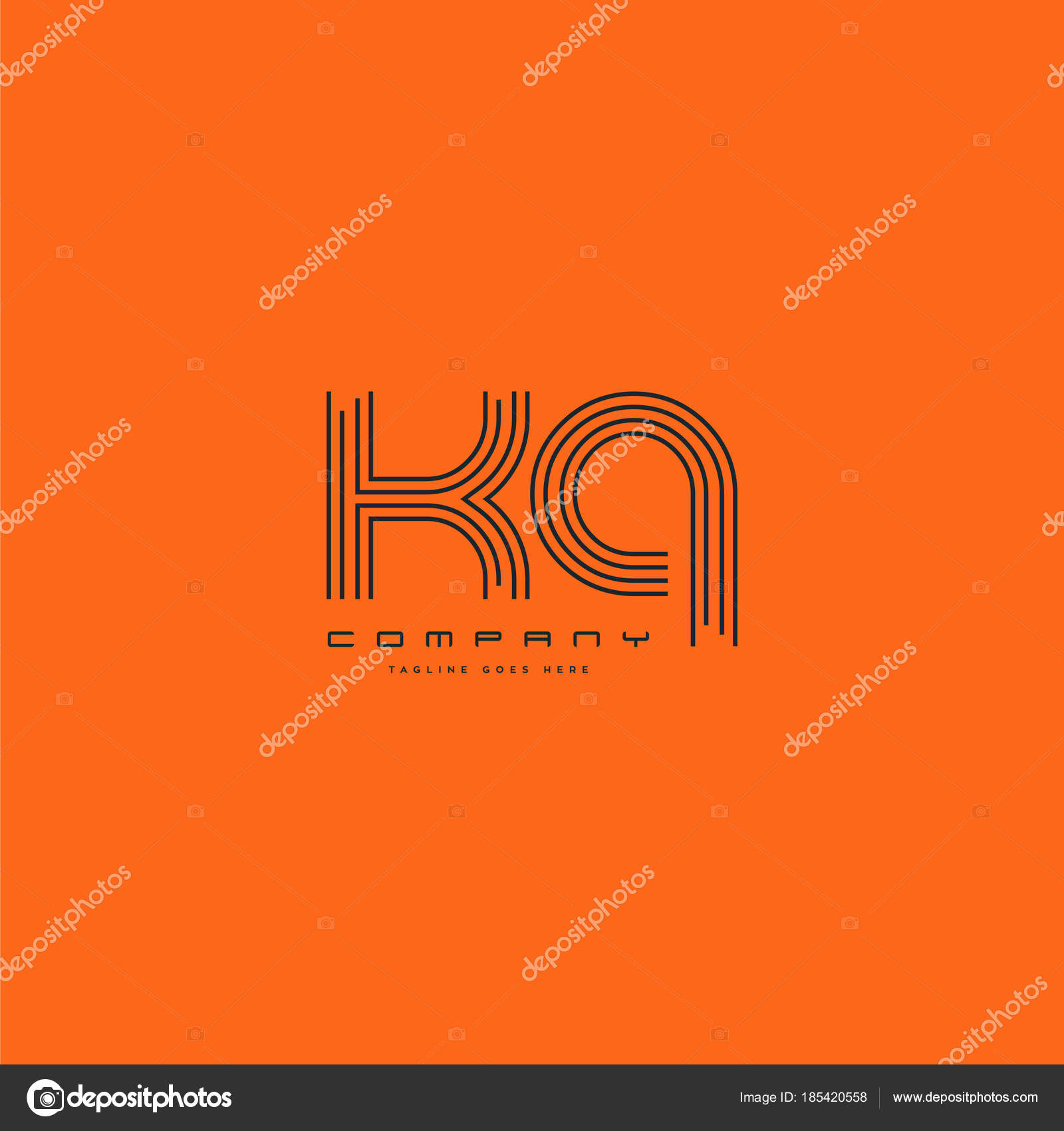 Joint Letters Logo Business Card Template Vector Stock Vector by ...