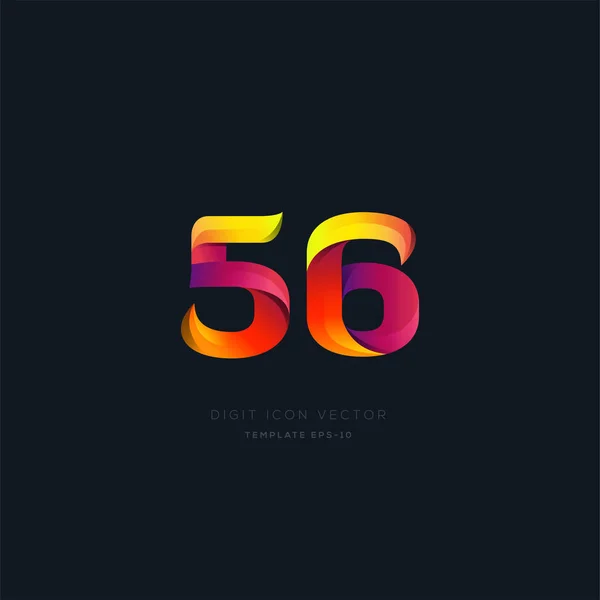 Number 56 logo Vector Art Stock Images | Depositphotos