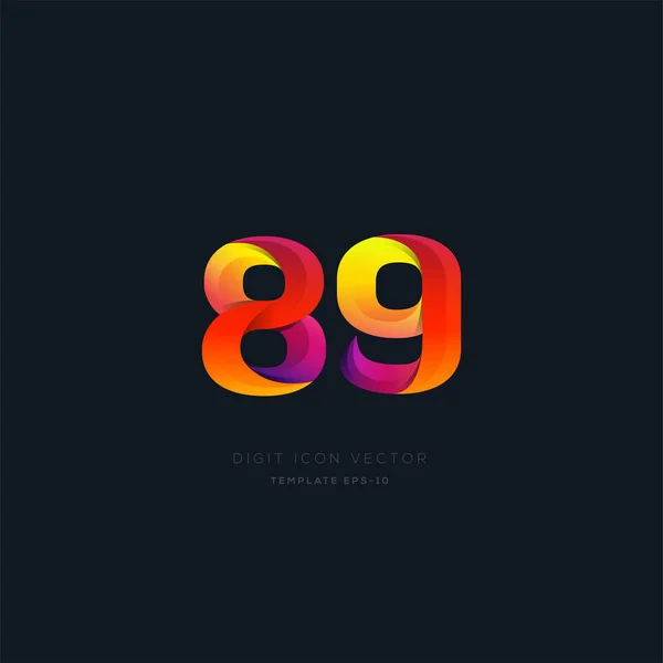 Number 89 Vector Art Stock Images | Depositphotos