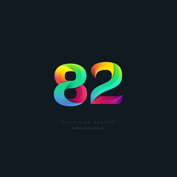 Number 82 logo Vector Art Stock Images | Depositphotos