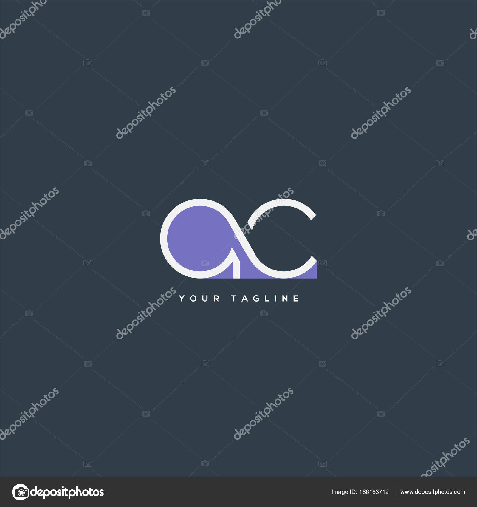 Joint Letters Logo Business Card Template Vector Stock Vector by ...