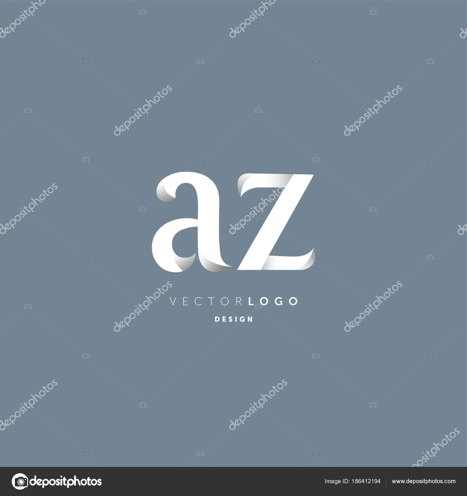 Logo Conjunto Letras Plantilla Tarjeta Visita Vector Vector de stock ...