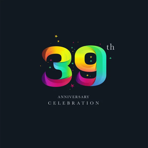 Happy birthday 39 Vector Art Stock Images | Depositphotos