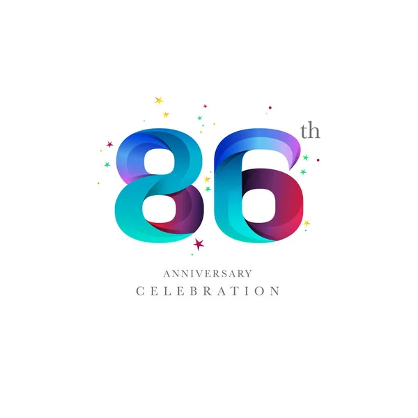 86 anniversary logo Vector Art Stock Images | Depositphotos
