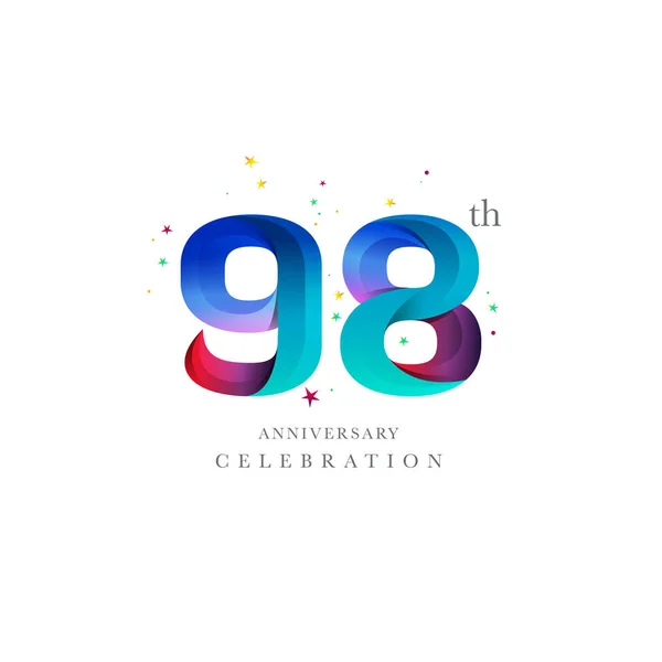 98 anniversary logo Vector Art Stock Images | Depositphotos