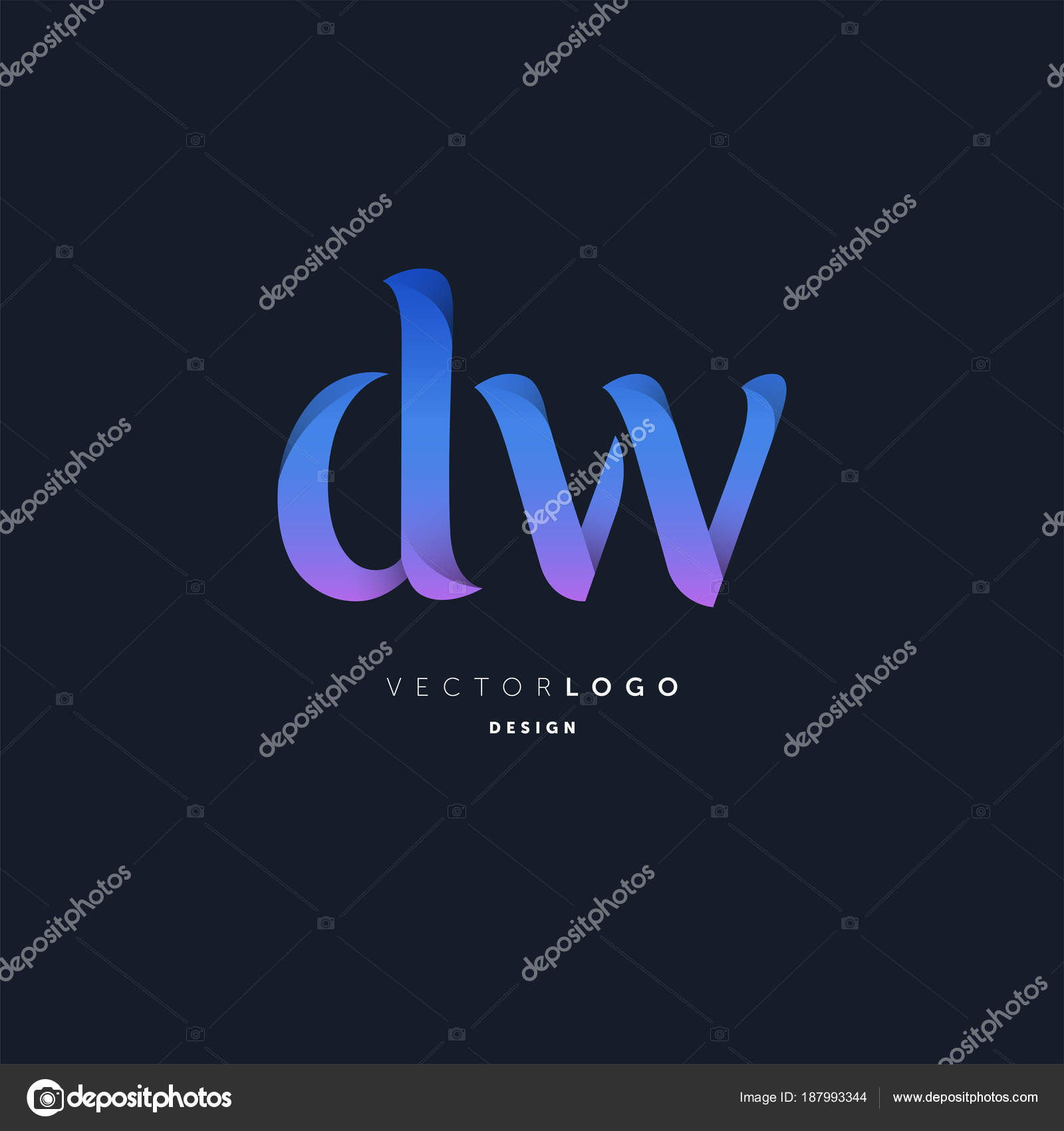 Joint Letters Logo Business Card Template Vector Stock Vector by ...