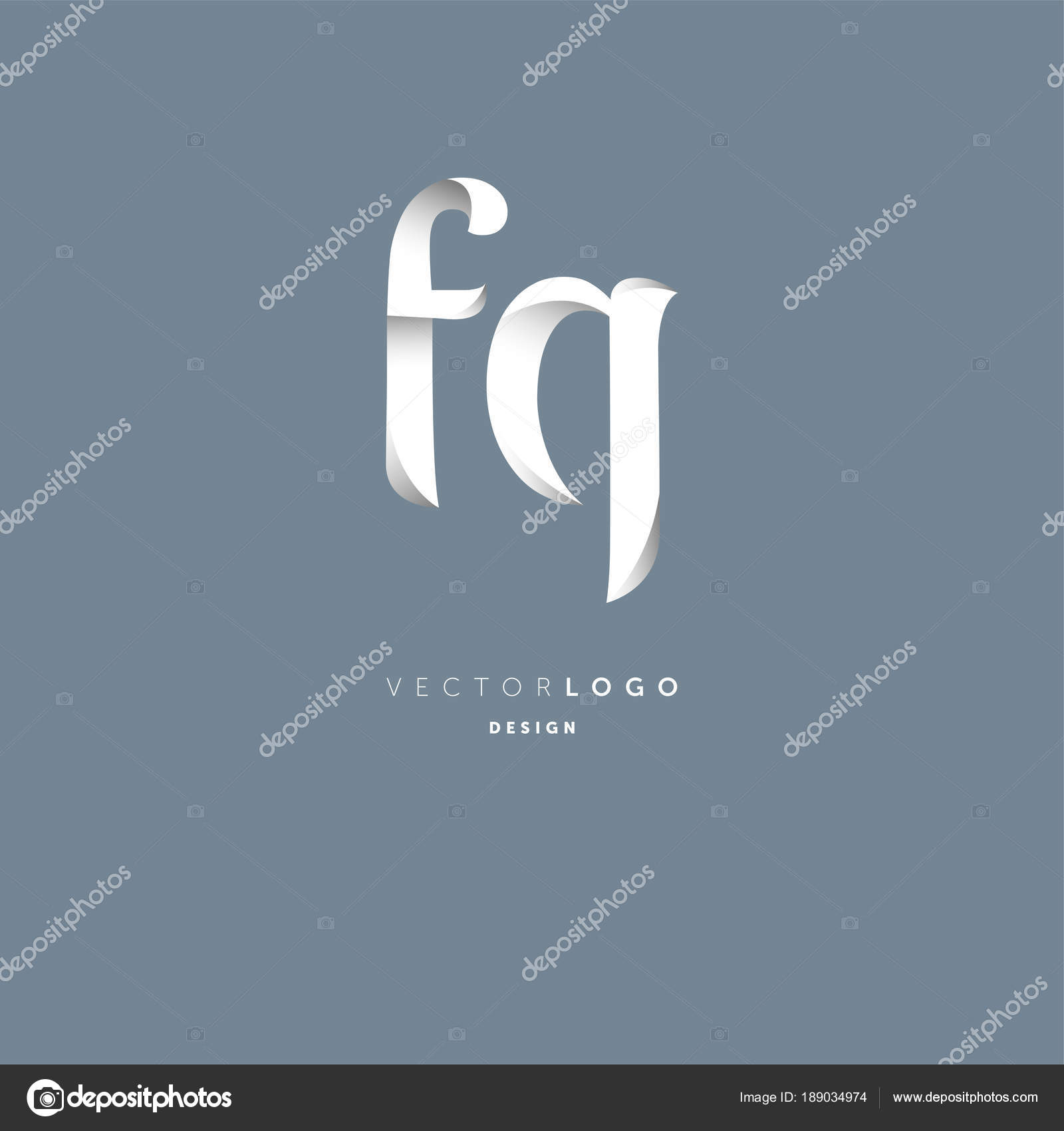 Joint Letters Logo Business Card Template Vector Stock Vector by ...