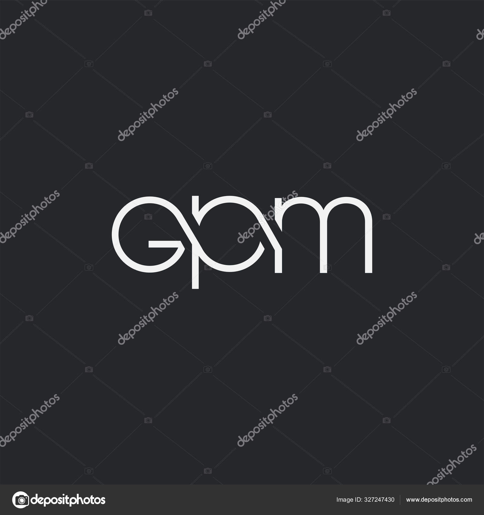 Logo Gpm Business Card Template Vector Stock Vector by ©ajayandzyn ...