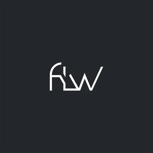 Wf logo imágenes de stock de arte vectorial | Depositphotos