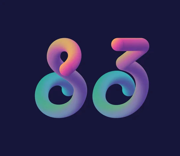 Number 83 logo Vector Art Stock Images | Depositphotos