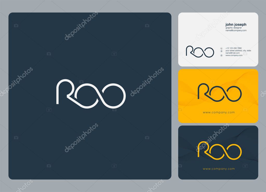 logo roo para tarjeta de visita Plantilla, Vector 2025