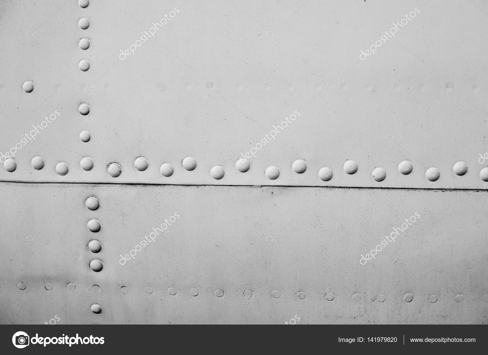 Aircraft metal plating texture with rivets Stock Photo by ©timonko ...