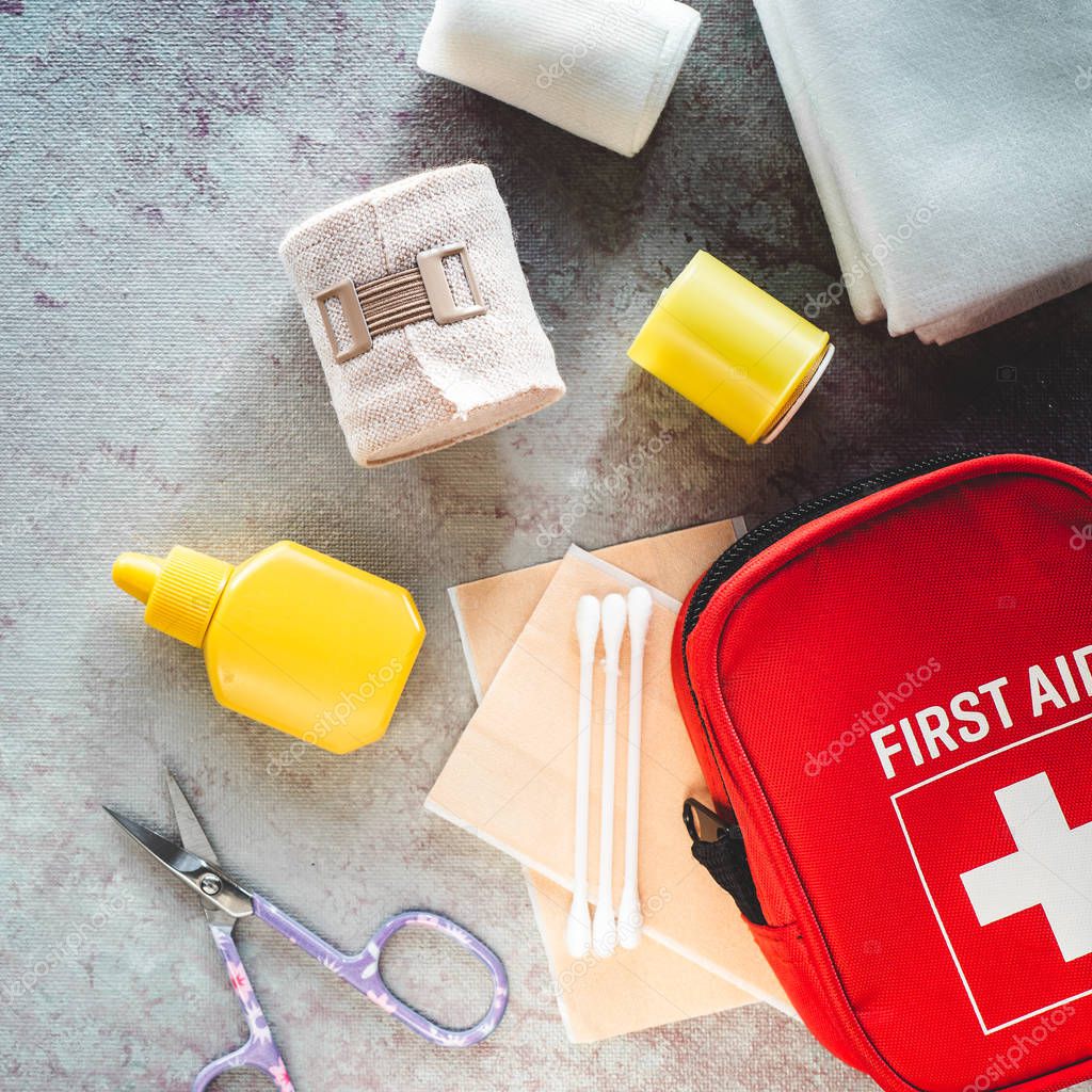 Bolsa de botiqu n de primeros auxilios, equipo de enfermer a primaria 2024