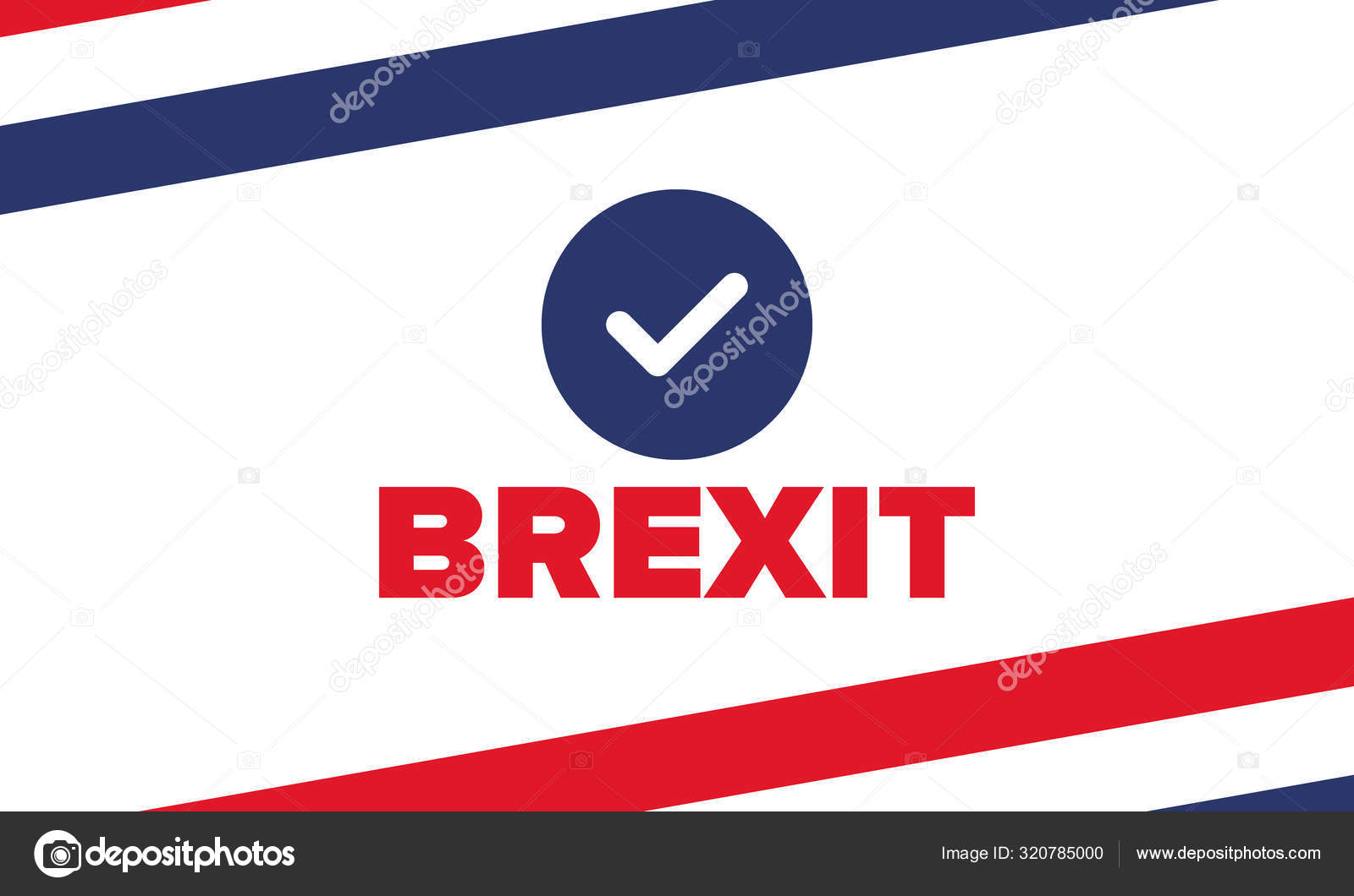 Brexit Poster Leaving Crisis Relations United Kingdom European Union ...