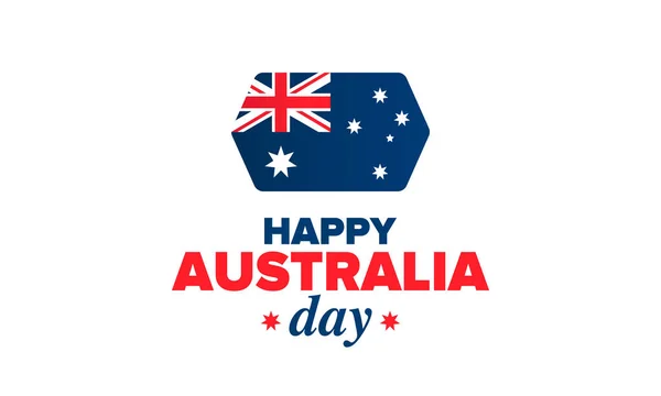 Australia Day National Happy Holiday Celebrated Annual January ...