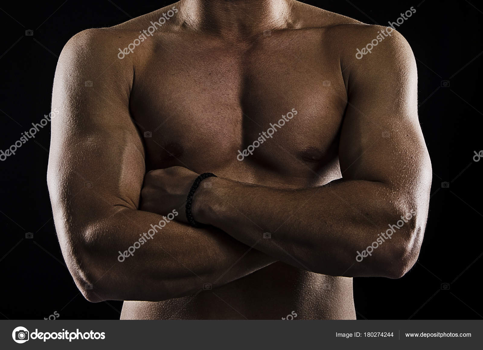 Strong Good Looking Guy Portrait — Stock Photo © Griffinphoto #180274244